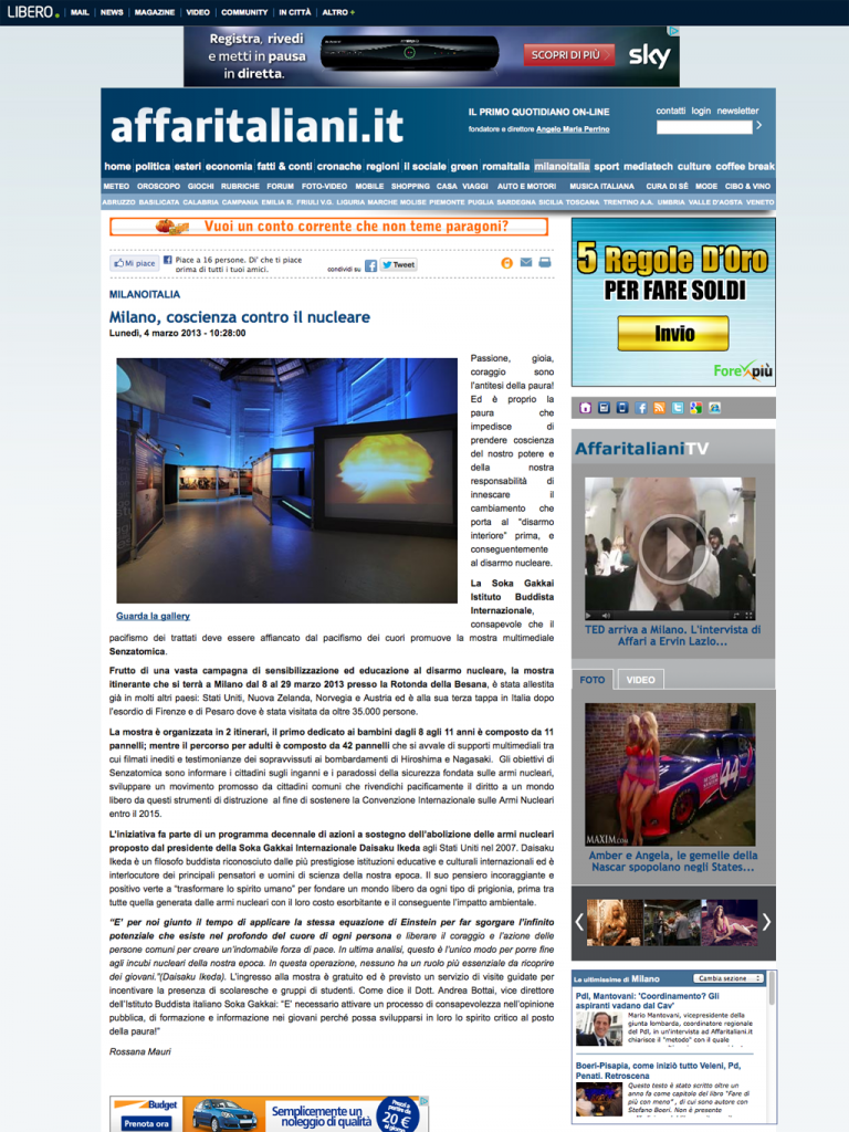 Senzatomica2013-03-03 Affari Italiani | Senzatomica